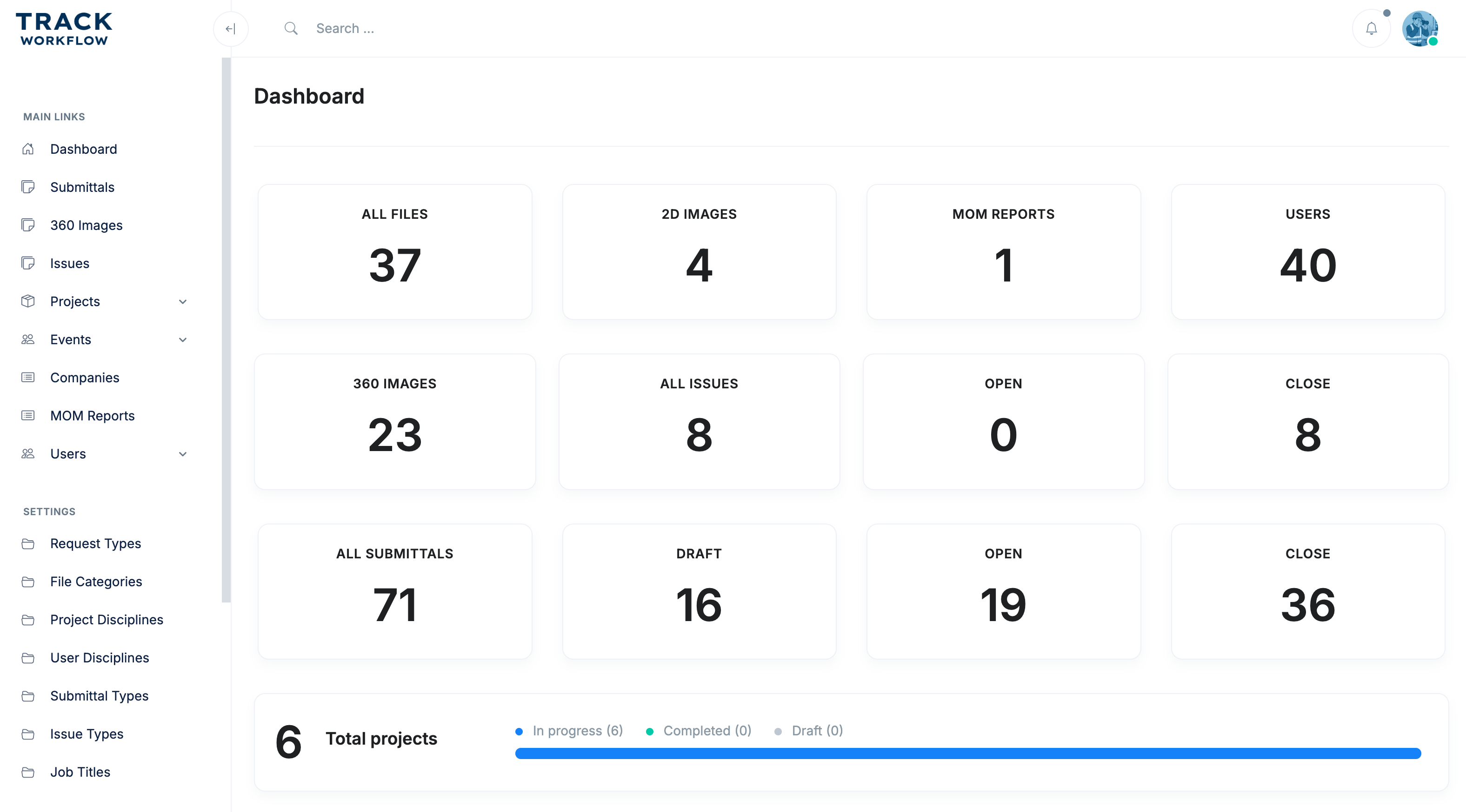 Track Workflow | Construction Project Management Software